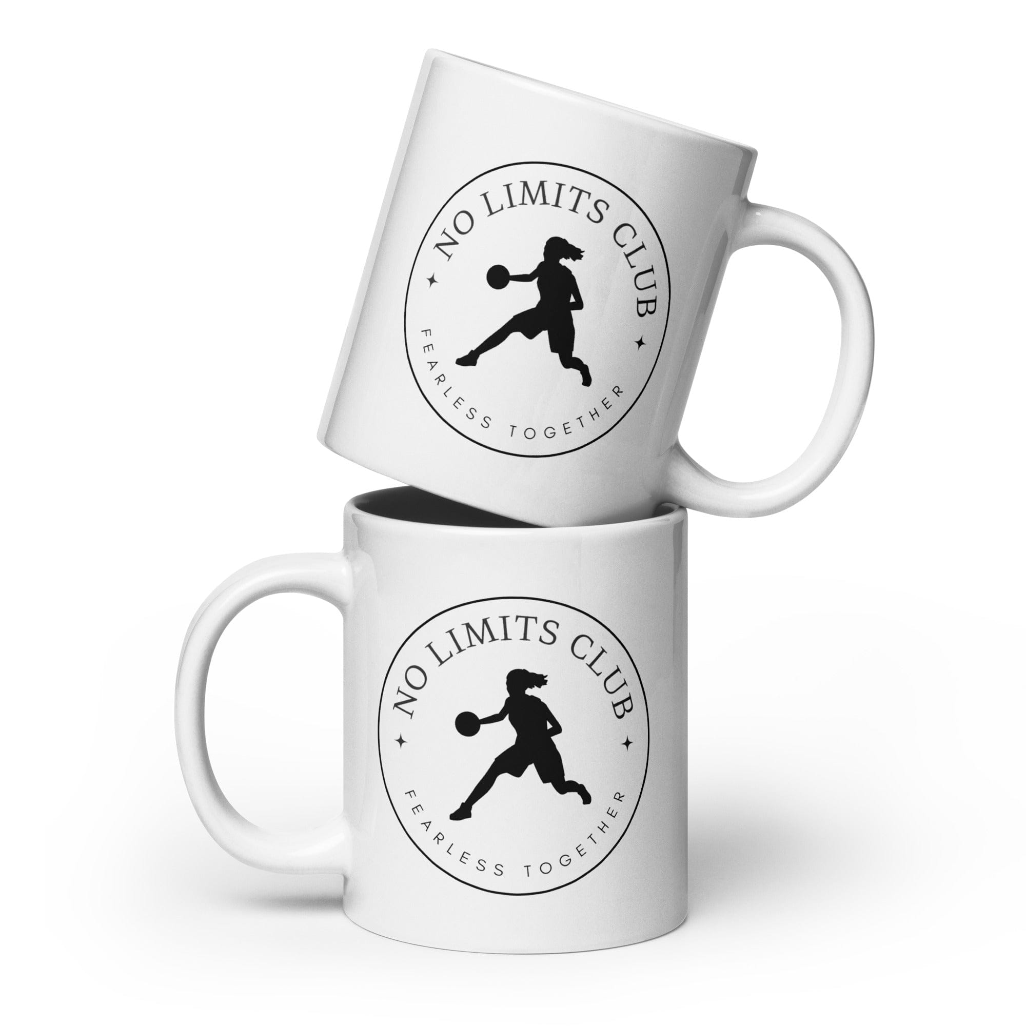 No Limits Club - Athletic Graphic Basketball - White glossy mug 20 oz ...